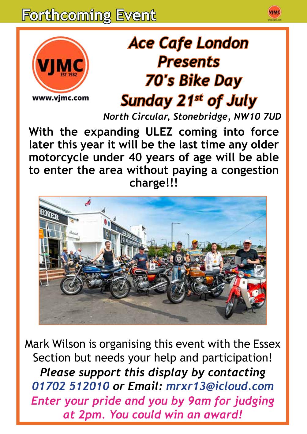 Vintage Japanese Motorcycle Club Events